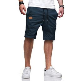 JMIERR Cargoshorts Kurze Hosen Herren Shorts Herren Sommer Chino Baumwolle mit Taschen (Shorts