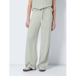 Noisy may Stoffhose Modische Leinen Culotte Weite Relaxed Fit Stoffhose 7395 in Mint
