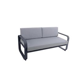 MwH Widero 2-Sitzer Sofa Aluminium/Olefin matt grey inkl. Kissen