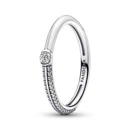 Pandora Fingerring ME Ring für Damen aus 925er Sterlingsilber mit Zirkonia von Pandora