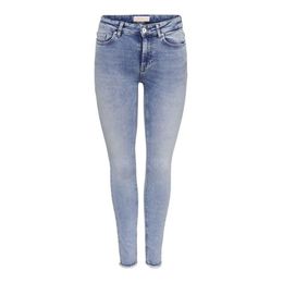 Only Skinny-fit-Jeans ONLBLUSH MID SK ANK RAW DNM REA694