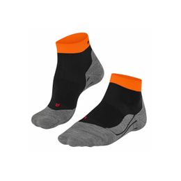 Falke Laufsocken Lady Short schwarz/orange 16706-3028 Macht deinen Running Schuh noch besser