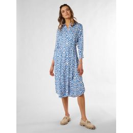 Marie Lund Sommerkleid, blau|weiß