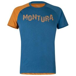 Montura - Karok - T-Shirt Gr XL blau