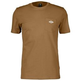 Scott - Pocket S/S - T-Shirt Gr S braun