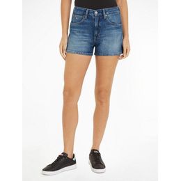 Tommy Jeans Shorts HOT PANT BH0137 mit Tommy Jeans Logo-Badge & Flag, blau