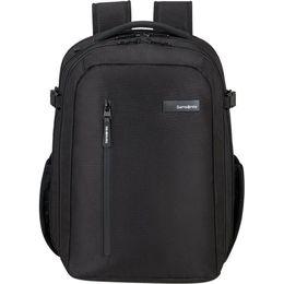 Samsonite Laptoprucksack Roader, Arbeitsrucksack recyceltes Material Tablet und 15,6-Zoll Laptopfach, schwarz