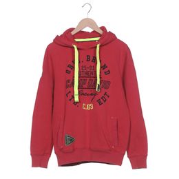 CAMP DAVID Herren Kapuzenpullover, rot, Gr. 48