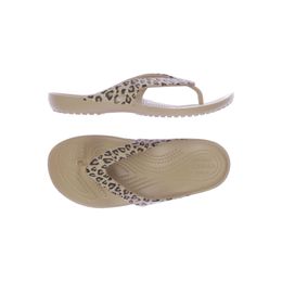 Crocs Damen Sandale, beige, Gr. 6