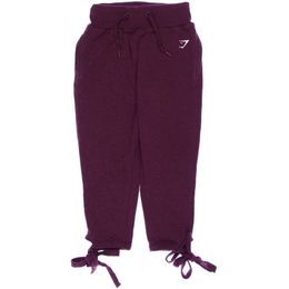 Gymshark Damen Stoffhose, bordeaux, Gr. 0