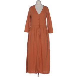 hessnatur Damen Kleid, orange, Gr. 36