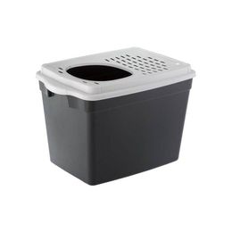 Ferplast - Litter Box Jumpy Black/White 38.8x57.5x39CM