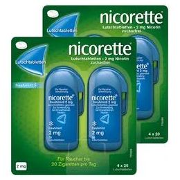 nicorette Lutschtabletten freshmint 2mg 80 Stk. Doppelpack