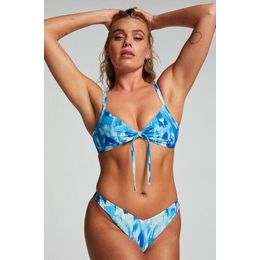 Hunkemöller Hunkemöller Bikini-Crop-Top Paraguay Blau