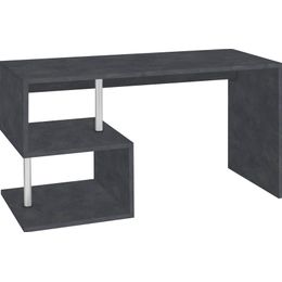Schreibtisch Inosign "Esse" Tische Gr. B/H/T: 140 cm x 75 cm x 60 cm, grau (schieferfarben matt) Schreibtische