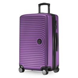 Hartschalen-Trolley Hauptstadtkoffer "Mitte" Gr. B/H/T: 45 cm x 68 cm x 25 cm 67 l, lila (aubergine) Koffer Hartschalenkoffer