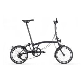 Brompton P-Line Urban - 4 speeds - 16 Zoll 4K Faltrad - Midnight Black Metallic