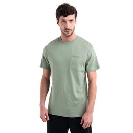 Merino 200 The North Face x Icebreaker T-Shirt - Mann - Lichen - Größe L