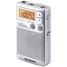 Sangean Pocket 250 Taschenradio UKW, MW Silber