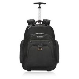 Thule Everki Atlas Laptop-Rucksack auf Rollen mit anpassbarem Laptopfach von 13-Zoll bis 17,3-Zoll Schwarz