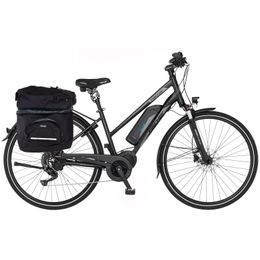 FISCHER BIKE E-Bike FISCHER FAHRRAD "VIATOR ETD 1861 557" E-Bikes Gr. 44 cm, 28 Zoll (71,12 cm), schwarz (mattschwarz) E-Bikes