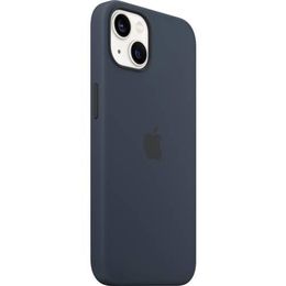 Apple Silikon Case mit MagSafe Backcover Apple iPhone 13 Abyssblau