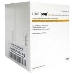 Köhler Pharma Unilipon 600 Infusionslösungskonzentrat 1X20 St