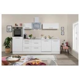 Küchenzeile mit Geräten 280 cm Weiß