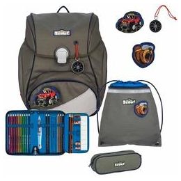 Scout Alpha Schulranzen-Set 4-teilig mit Sportbeutel Adventure