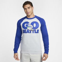 Nike Historic Raglan (NFL Seahawks) Herren-Sweatshirt - Grau