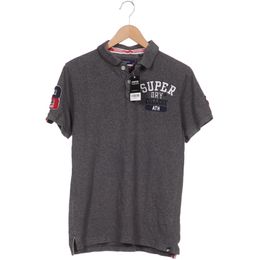 Superdry Herren Poloshirt, grau, Gr. 54