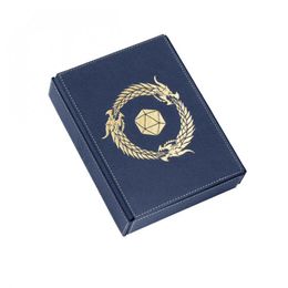 Arcane Tinmen Spiel, Dragon Shield - Dice Companion - Midnight Blue