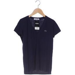 Lacoste Damen T-Shirt, marineblau, Gr. 34