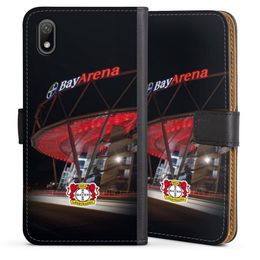 DeinDesign Handyhülle Bayer 04 Leverkusen Stadion Offizielles Lizenzprodukt, Huawei Y5 (2019) Hülle Handy Flip Case Wallet Cover Handytasche Leder
