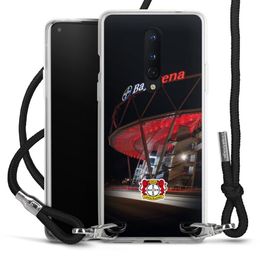 DeinDesign Handyhülle Bayer 04 Leverkusen Stadion Offizielles Lizenzprodukt, OnePlus 8 Handykette Hülle mit Band Case zum Umhängen Cover mit Kette