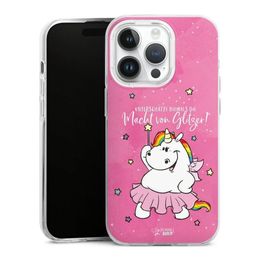 DeinDesign Handyhülle Pummeleinhorn Pummel & Friends Offizielles Lizenzprodukt Pummel Fee, Apple iPhone 14 Pro Silikon Hülle Bumper Case Handy Schutzh