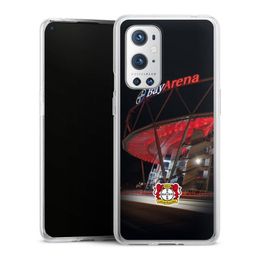 DeinDesign Handyhülle Bayer 04 Leverkusen Stadion Offizielles Lizenzprodukt, OnePlus 9 Pro Silikon Hülle Bumper Case Handy Schutzhülle, weiß