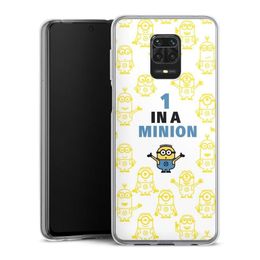 DeinDesign Handyhülle Minions Ich – Einfach unverbesserlich Bob 1 in a Minion, Xiaomi Redmi Note 9s Silikon Hülle Bumper Case Handy Schutzhülle, weiß