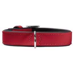 Hunter Tierbedarf Hunde-Halsband Halsband Softie rot/schwarz