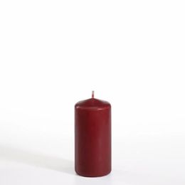 Papstar Stumpenkerze Stumpenkerze Ø 50 mm · 100 mm bordeaux