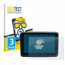 BROTECT Displayschutzglas Schutzglas für Idmedia 8", 3 Stück, Schutzfolie Display Schutz Glas Folie matt, weiß