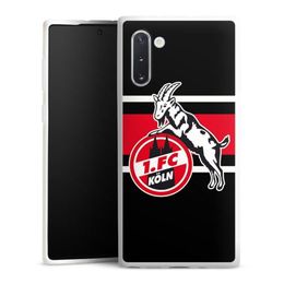 DeinDesign Handyhülle 1. FC Köln Offizielles Lizenzprodukt Colour Stripes 1.FC, Samsung Galaxy Note 10 Silikon Hülle Bumper Case Handy Schutzhülle