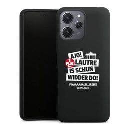 DeinDesign Handyhülle 1. FCK Pokal Finale 2024 1. FC Kaiserslautern, Xiaomi Redmi 12 Silikon Hülle Premium Case Handy Schutzhülle, schwarz