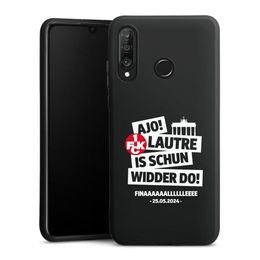 DeinDesign Handyhülle 1. FCK Pokal Finale 2024 1. FC Kaiserslautern, Huawei P30 Lite Premium Silikon Hülle Premium Case Handy Schutzhülle, schwarz
