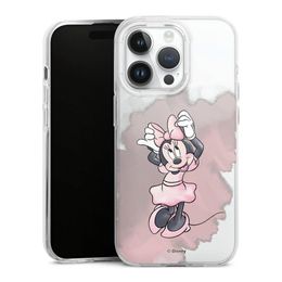 DeinDesign Handyhülle Mickey & Minnie Mouse Disney Motiv ohne Hintergrund, Apple iPhone 14 Pro Silikon Hülle Bumper Case Handy Schutzhülle, weiß