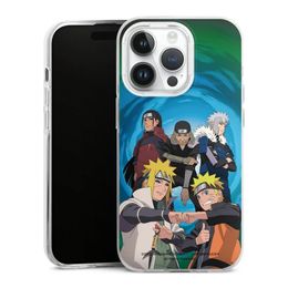 DeinDesign Handyhülle Hokage Naruto Shippuden Offizielles Lizenzprodukt 4 Hokagen Group, Apple iPhone 14 Pro Silikon Hülle Bumper Case Handy Schutzhül