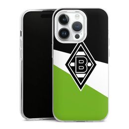 DeinDesign Handyhülle Borussia Mönchengladbach Gladbach Offizielles Lizenzprodukt, Apple iPhone 14 Pro Silikon Hülle Bumper Case Handy Schutzhülle