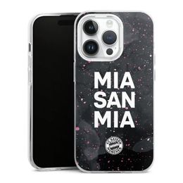 DeinDesign Handyhülle Mia San Mia Girl Style FC Bayern München Mia San Mia Girly - FCB, Apple iPhone 14 Pro Silikon Hülle Bumper Case Handy Schutzhüll