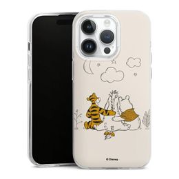 DeinDesign Handyhülle Winnie Puuh Offizielles Lizenzprodukt Disney Best Friends in Nature, Apple iPhone 14 Pro Silikon Hülle Bumper Case Handy Schutzh