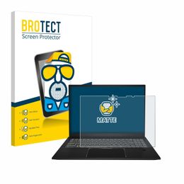 BROTECT Displayschutzfolie Schutzfolie für MSI Summit E16 AI Studio, 1 Stück, Displayschutz Schutz Folie Matt Entspiegelungsfolie, weiß